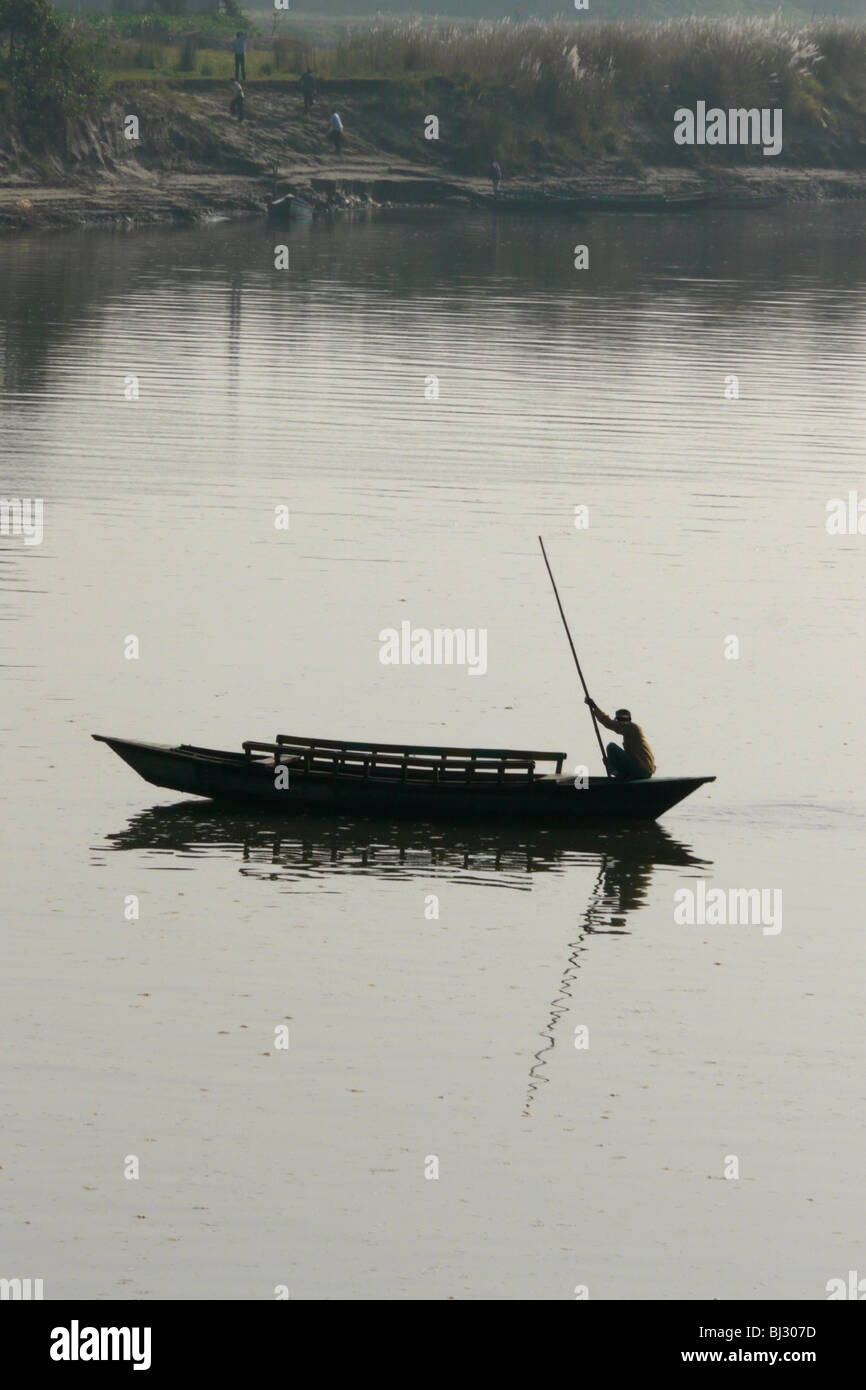 BANGLADESH Boat crossing the Brahmaputra River, Mymensingh. PHOTO by ...