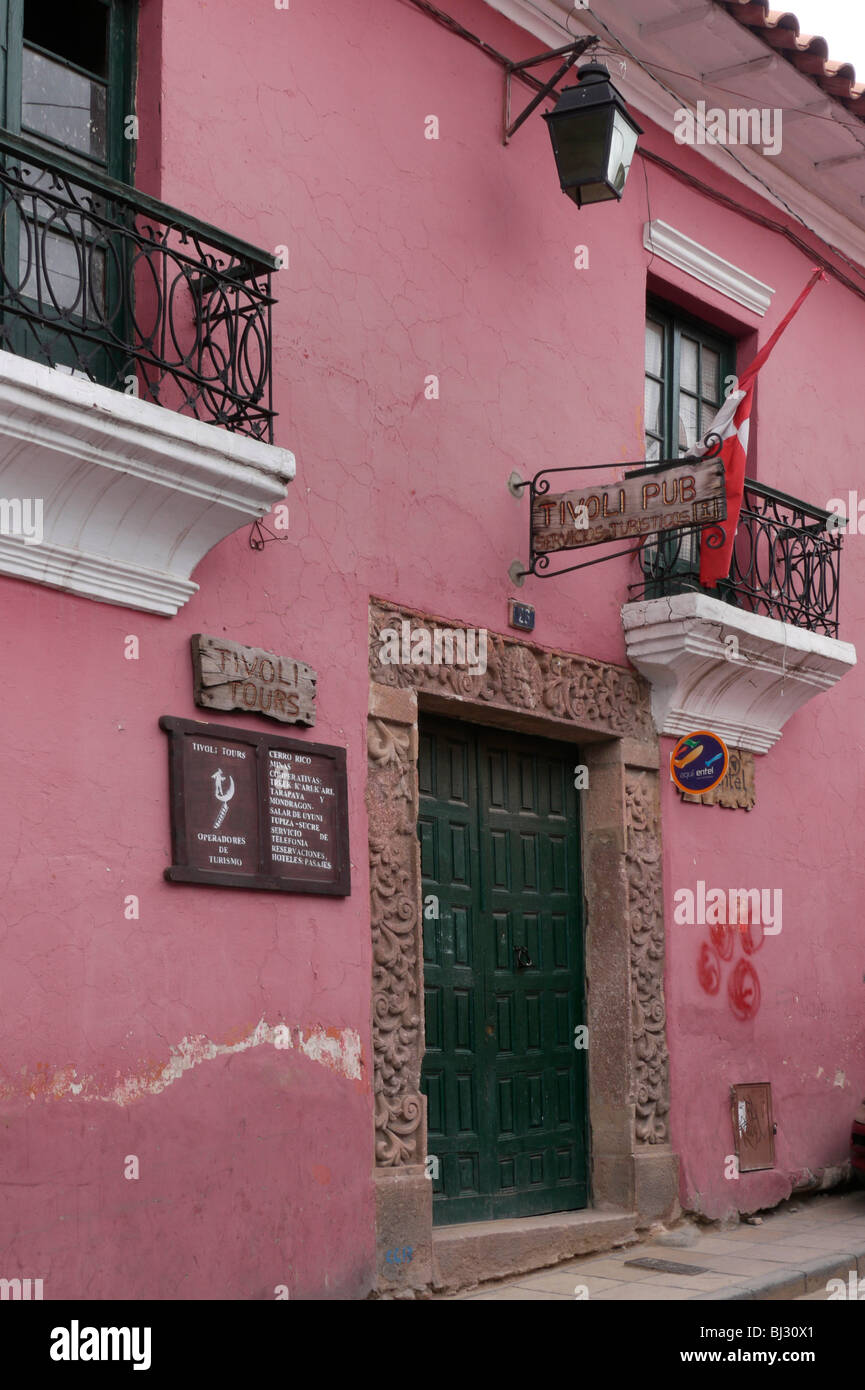 BOLIVIA A bar, Potosi. PHOTOGRAPH by SEAN SPRAGUE 2010 Stock Photo - Alamy