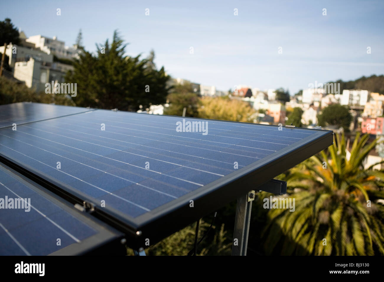 Residential installation of solar panels Stock Photo - Alamy