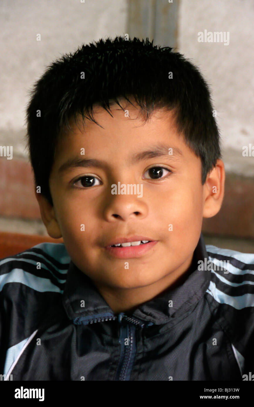 PERU Child studying at after school parish center in Pamplona Alta ...
