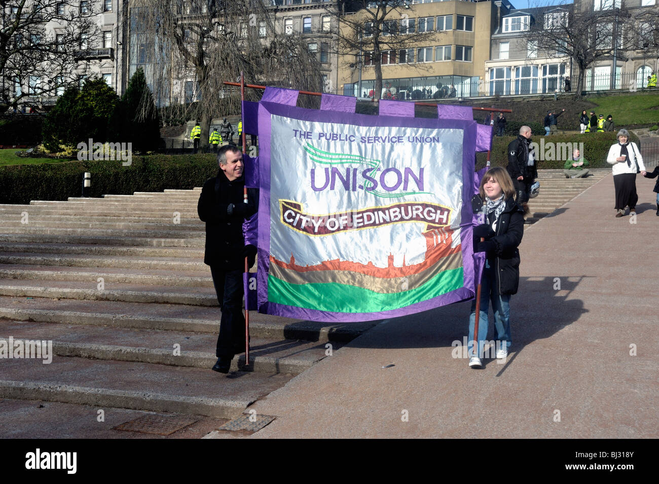 Anti fascist banner hi-res stock photography and images - Alamy