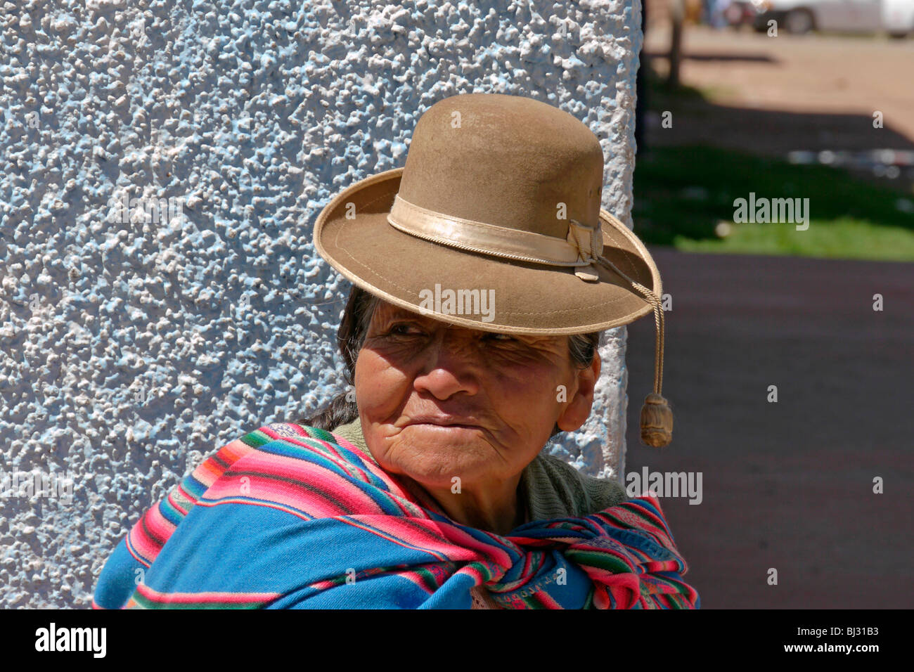 PERU Face of Jayllihuaya, Puno. photo (C) Sean Sprague 2009 Stock Photo ...