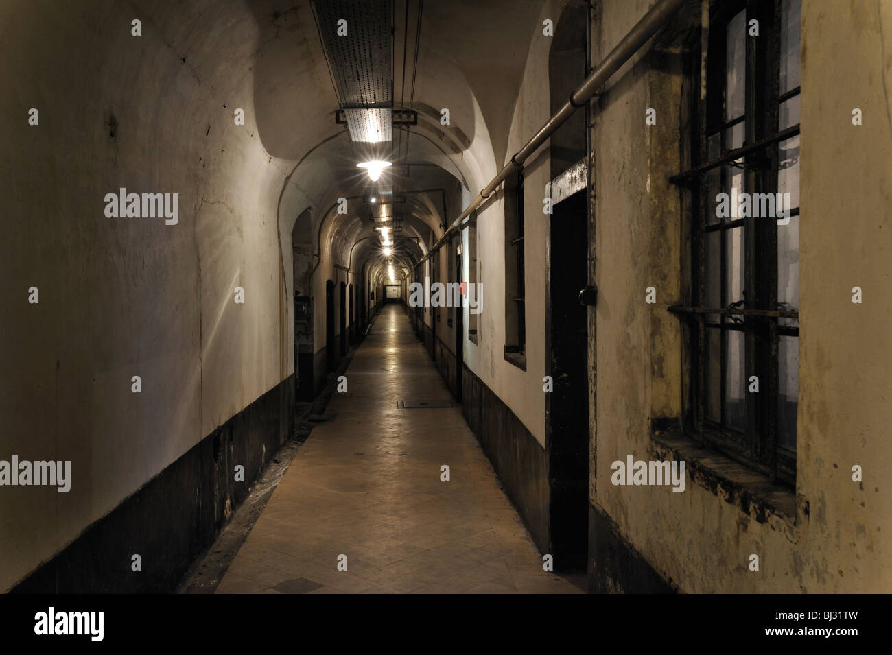Passage / Corridor at Fort Breendonk, a Second World War Two ...