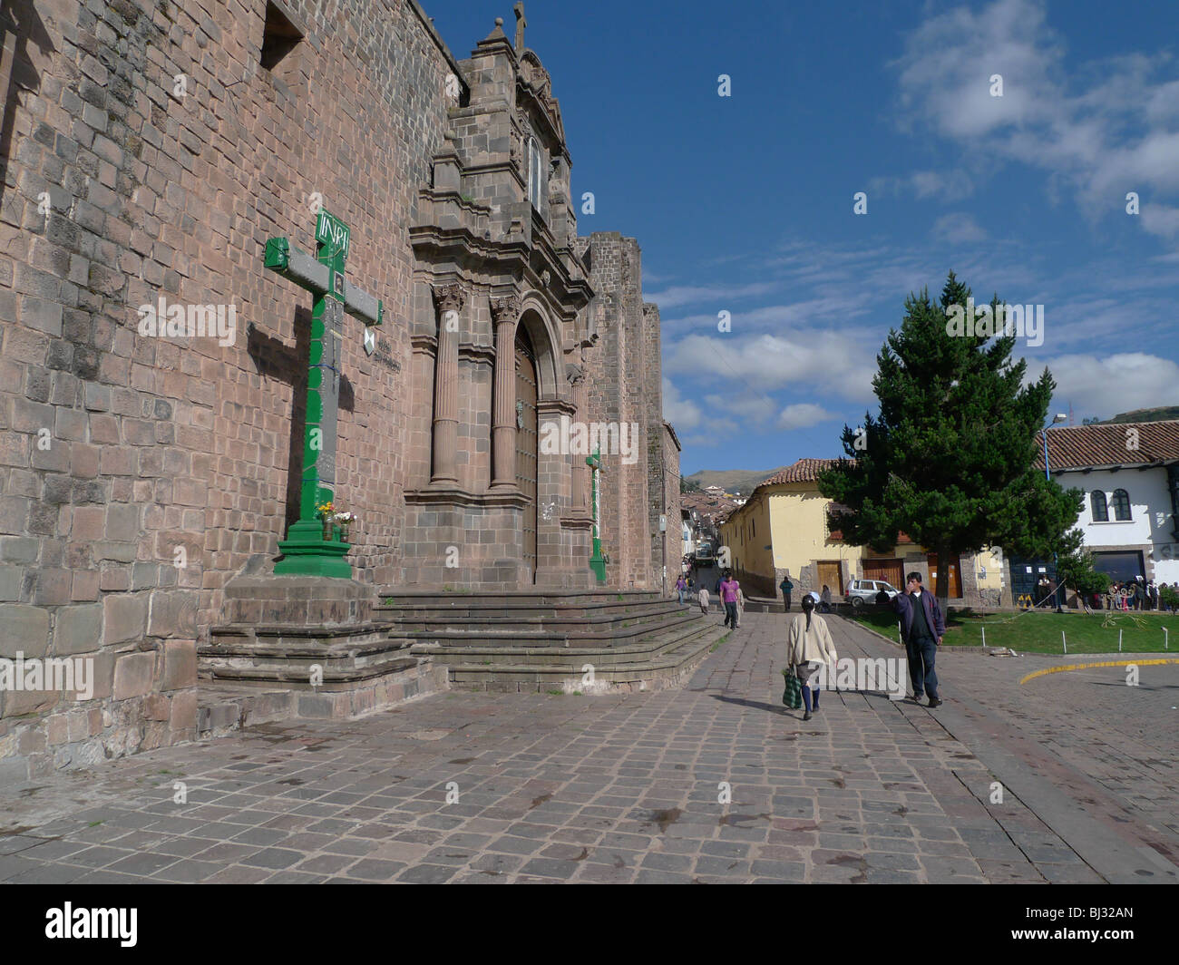 PERU Plaza de Armas or main square, Cusco. The Cathedral. PHOTOGRAPH by ...