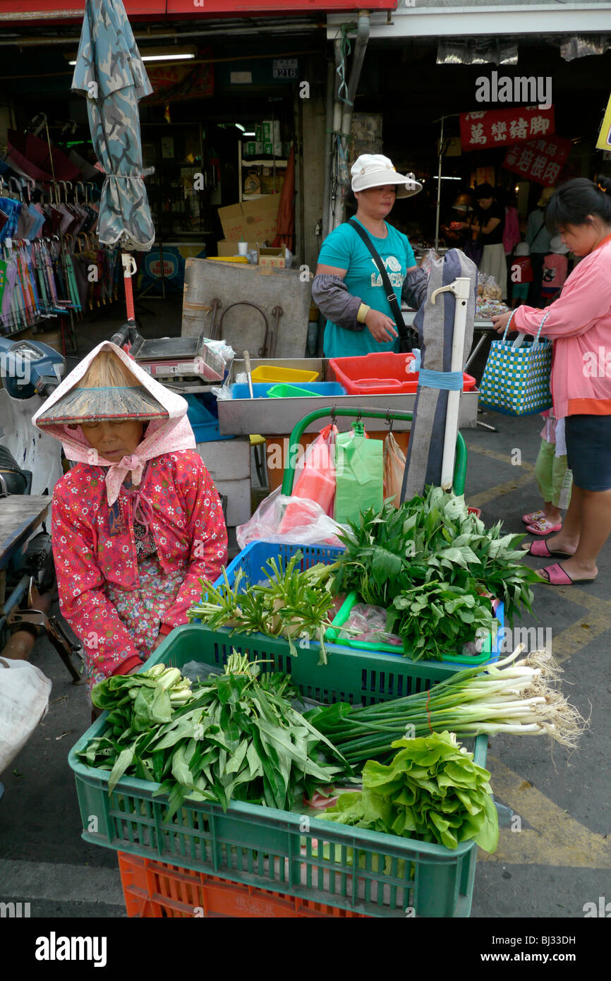 TAIWAN Produce market, Chayi, Tainan County. photo by Sean Sprague ...