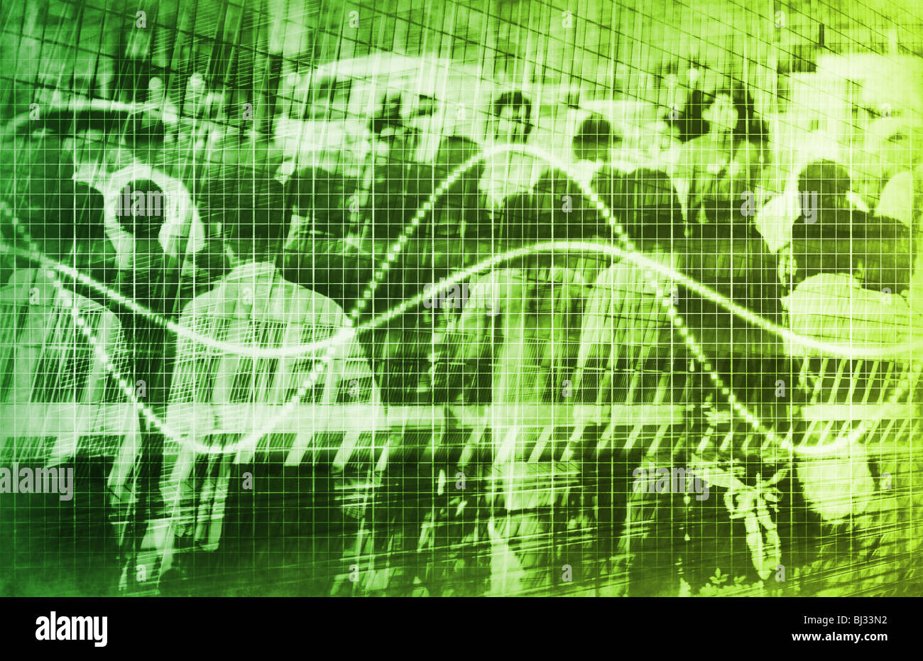 A Population Crowd Data Analysis as Abstract Stock Photo - Alamy