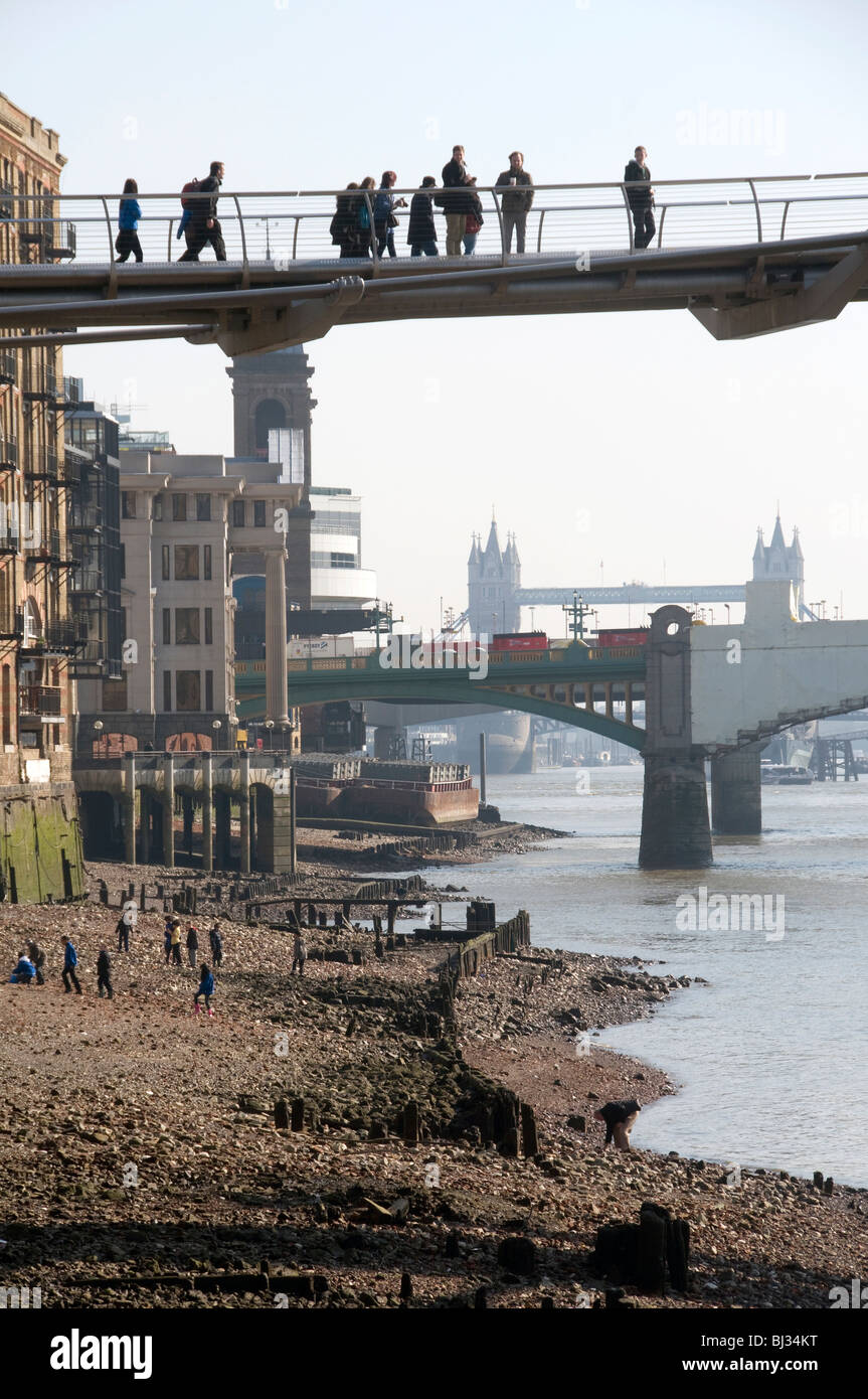 Tower bridge beach london hi-res stock photography and images - Alamy