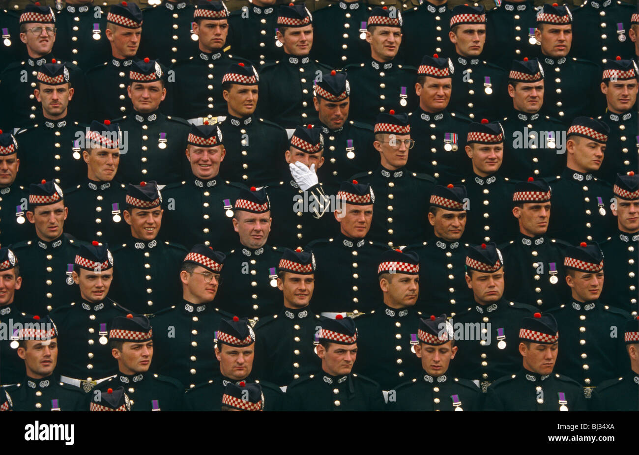 One single soldier of the Argyll and Sutherland Highlanders regiment ...