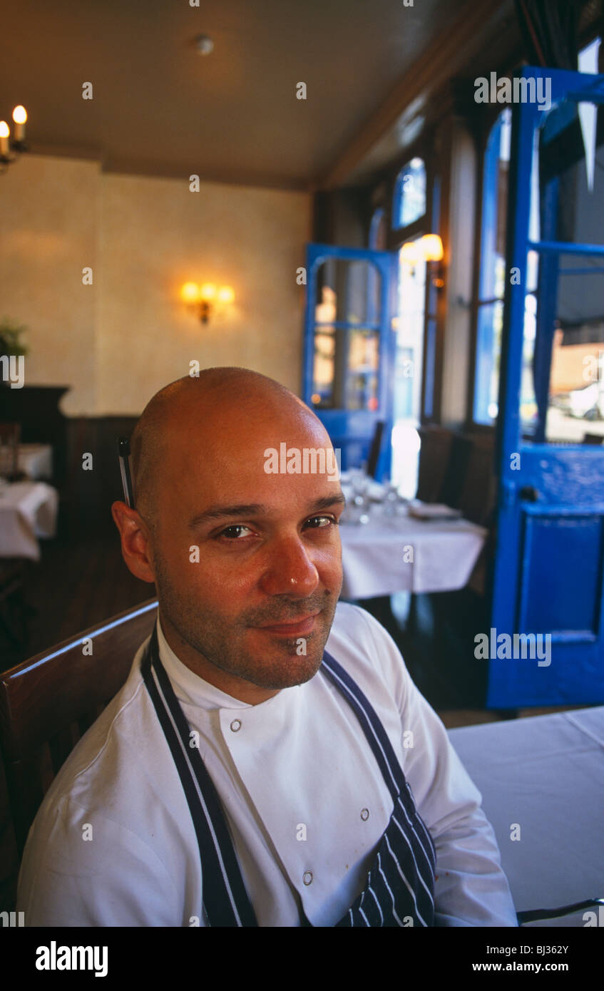 Greek-born chef Theodore Kyriakou seen in his Real Greek restaurant in ...