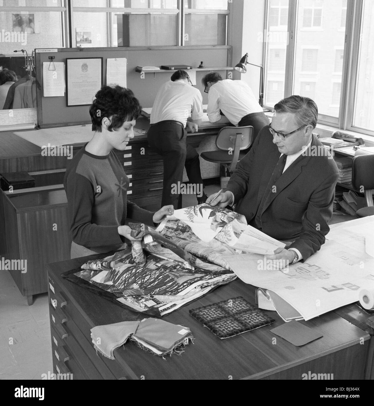 1960s office furniture hi-res stock photography and images - Alamy