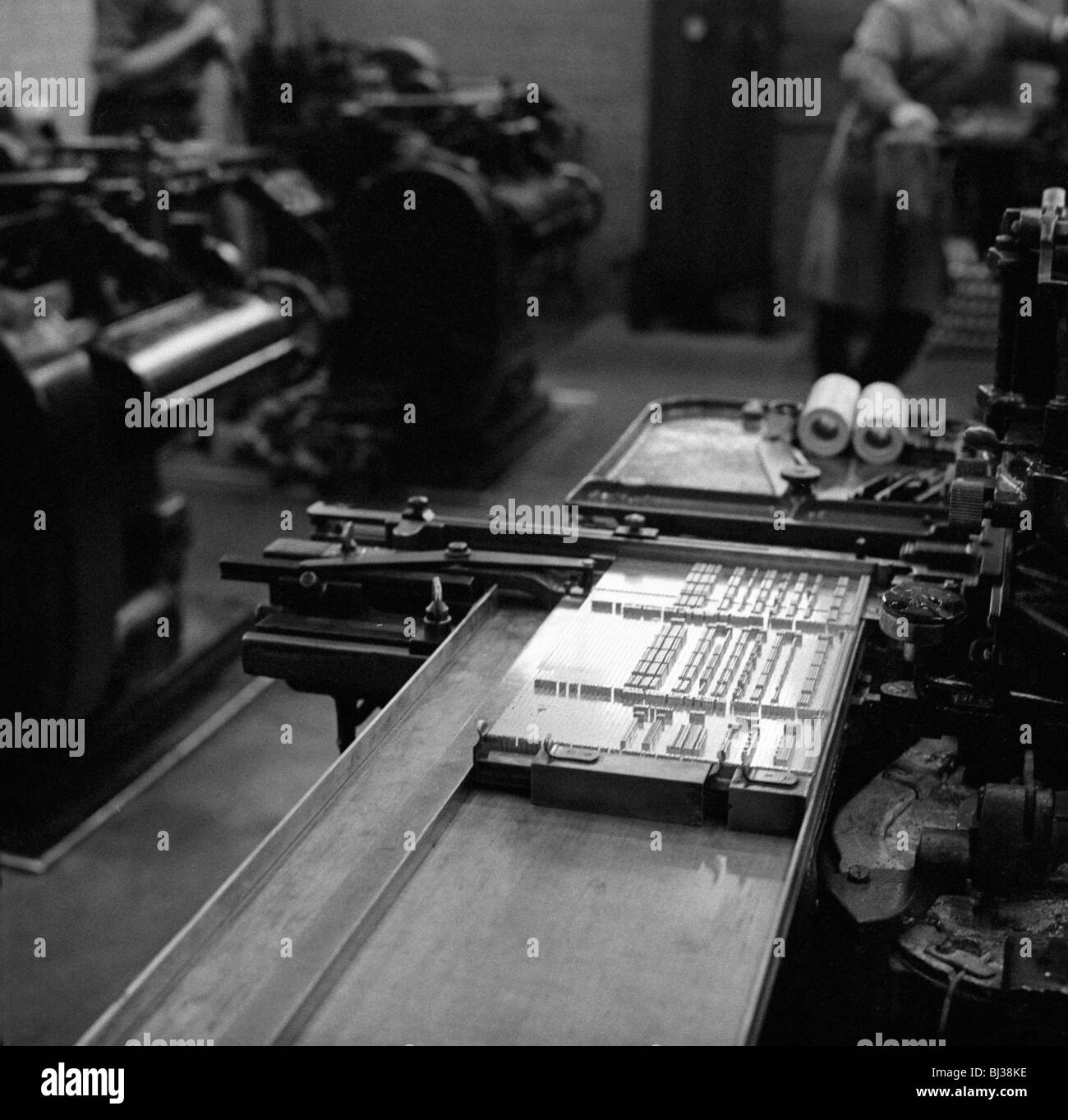 Monotype caster machine hi-res stock photography and images - Alamy