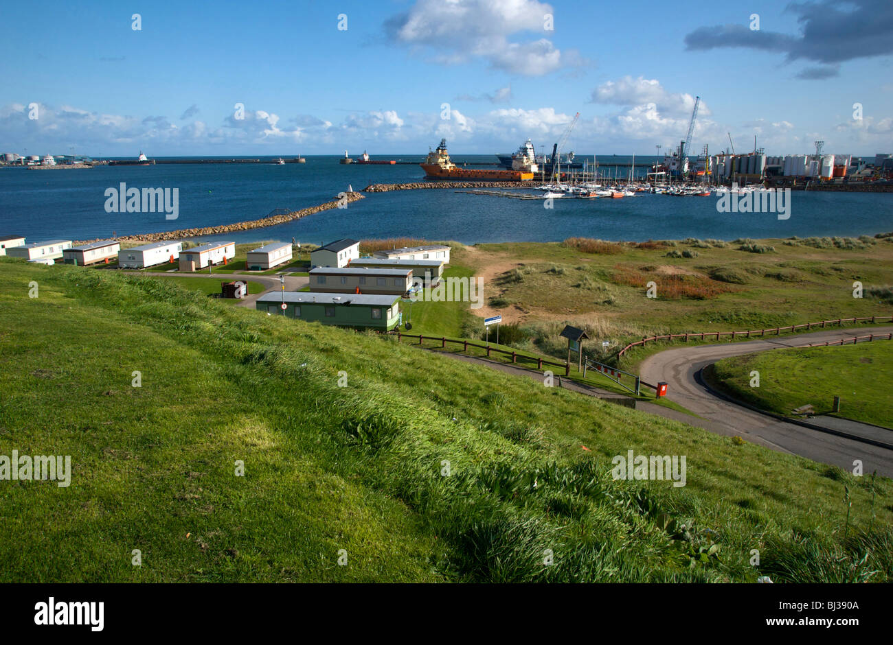 Peterhead Aberdeenshire Scotland UK Harbor Stock Photo - Alamy