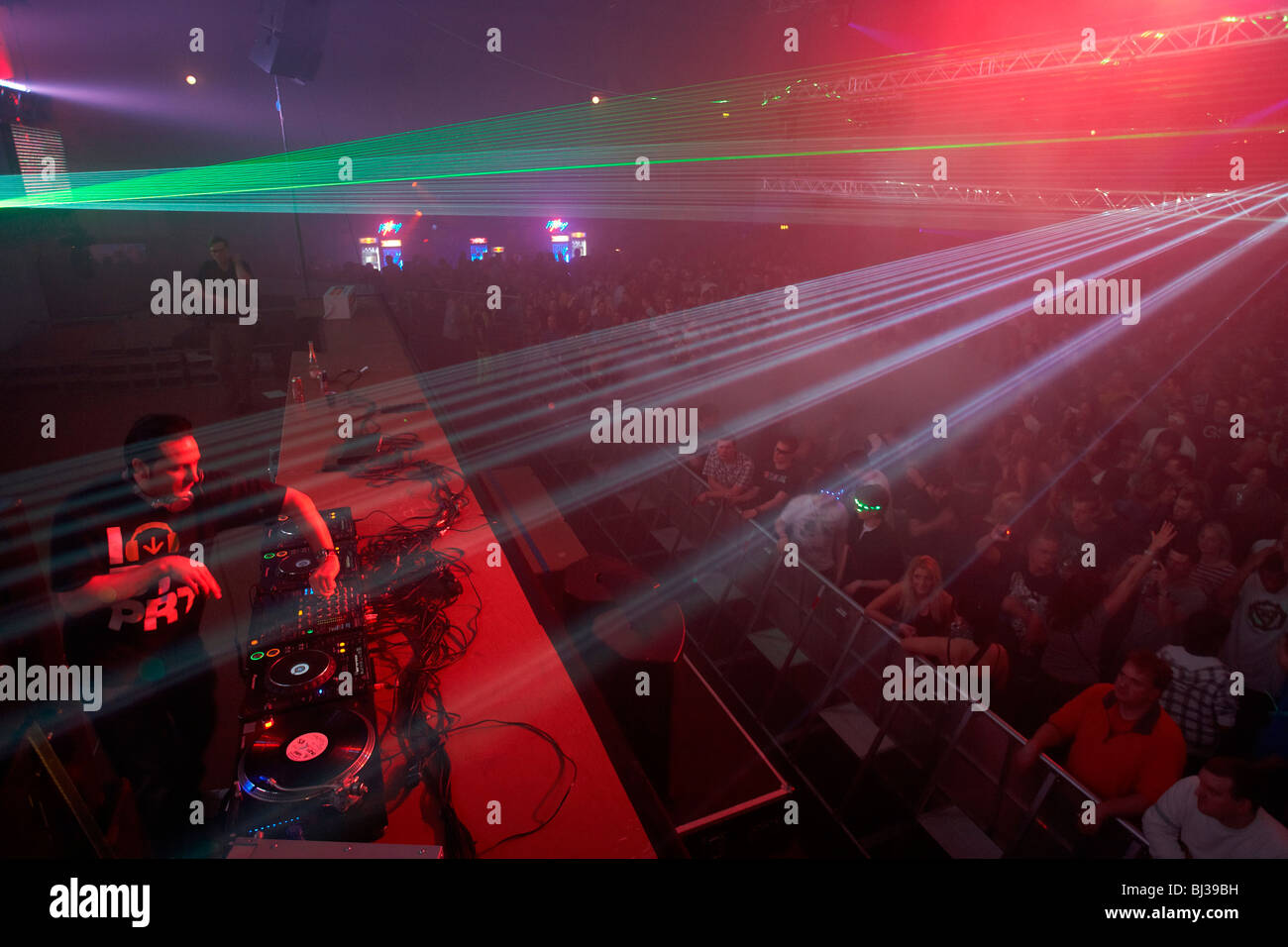 DJ Bad Boy Bill, Winter World 2010, techno festival in Sports Hall ...