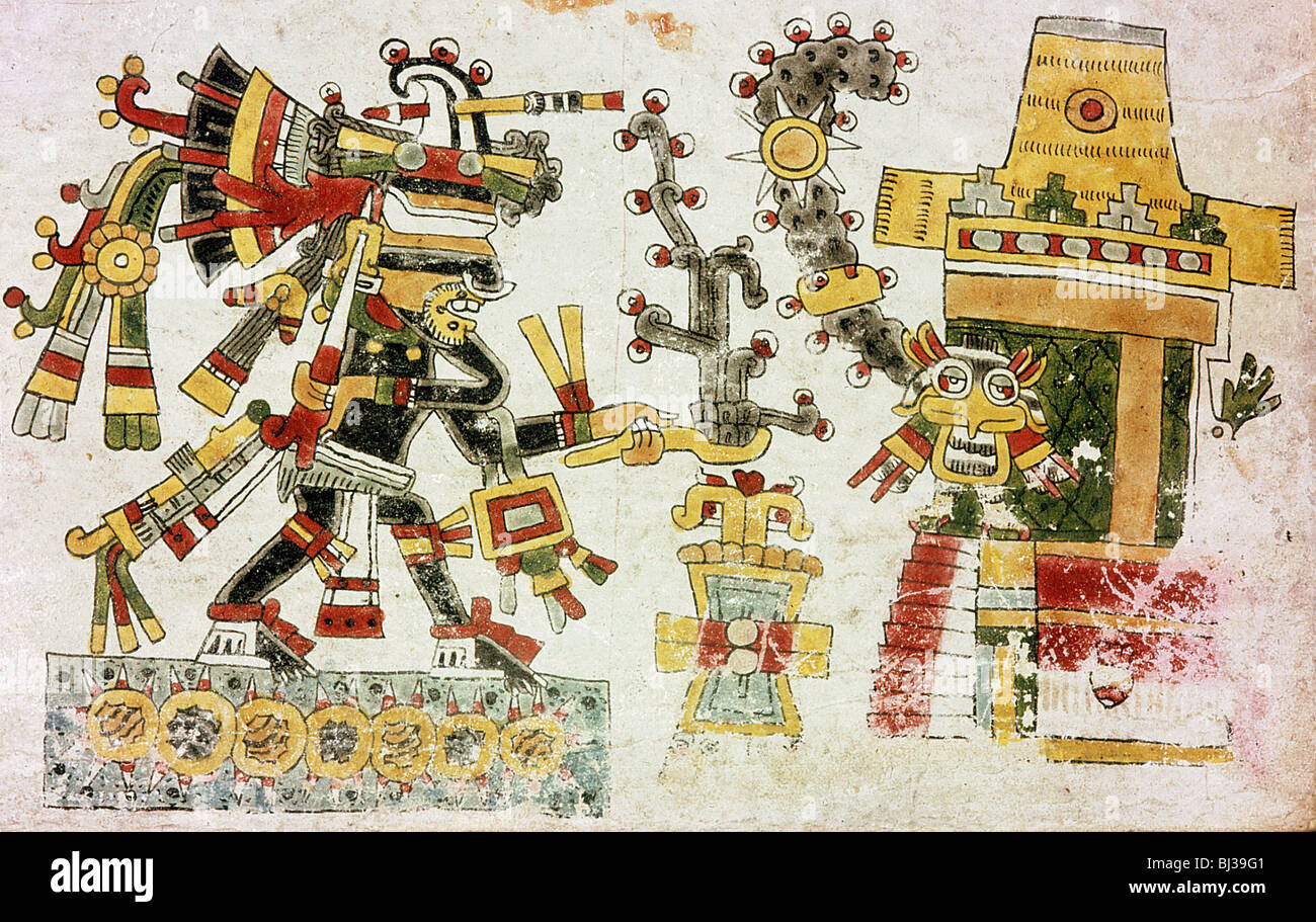 Page from the Codex Cospi, Mixtec, Mexico, c1350-1500. Artist: Werner ...