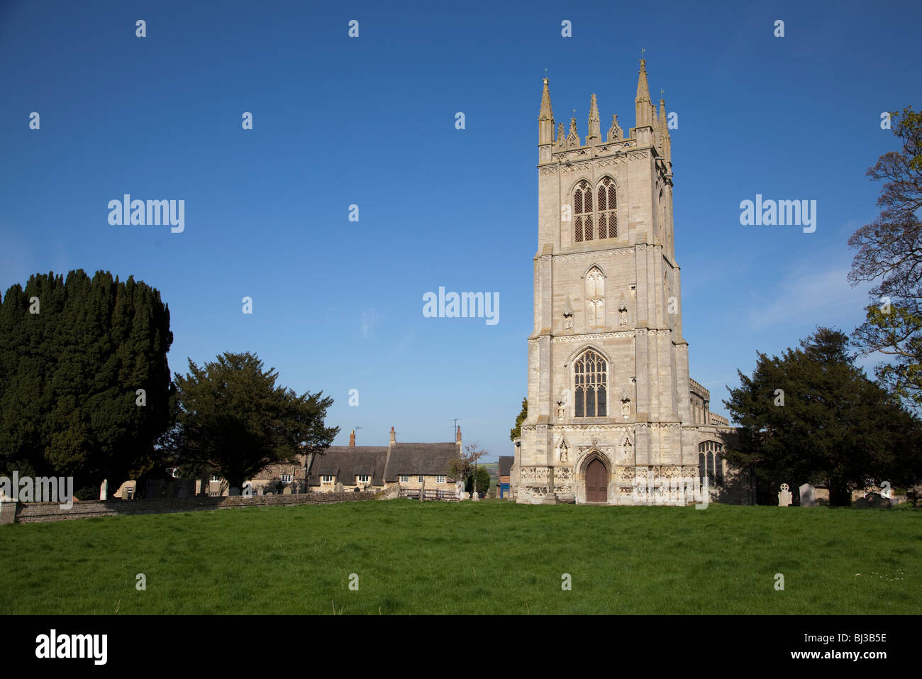 The church of St. Mary the Virgin at Titchmarsh village Stock Photo - Alamy