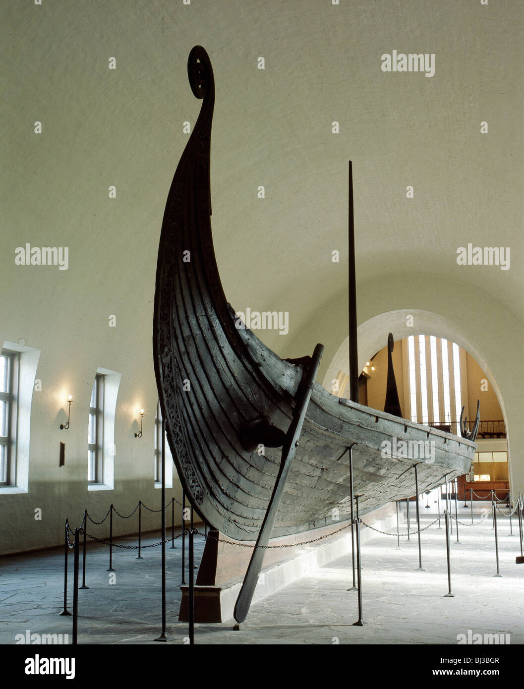 Oseberg ship prow viking ship hi-res stock photography and images - Alamy
