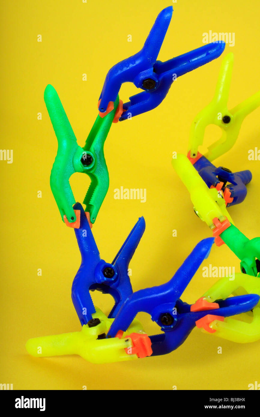 coloured plastic grips Stock Photo - Alamy