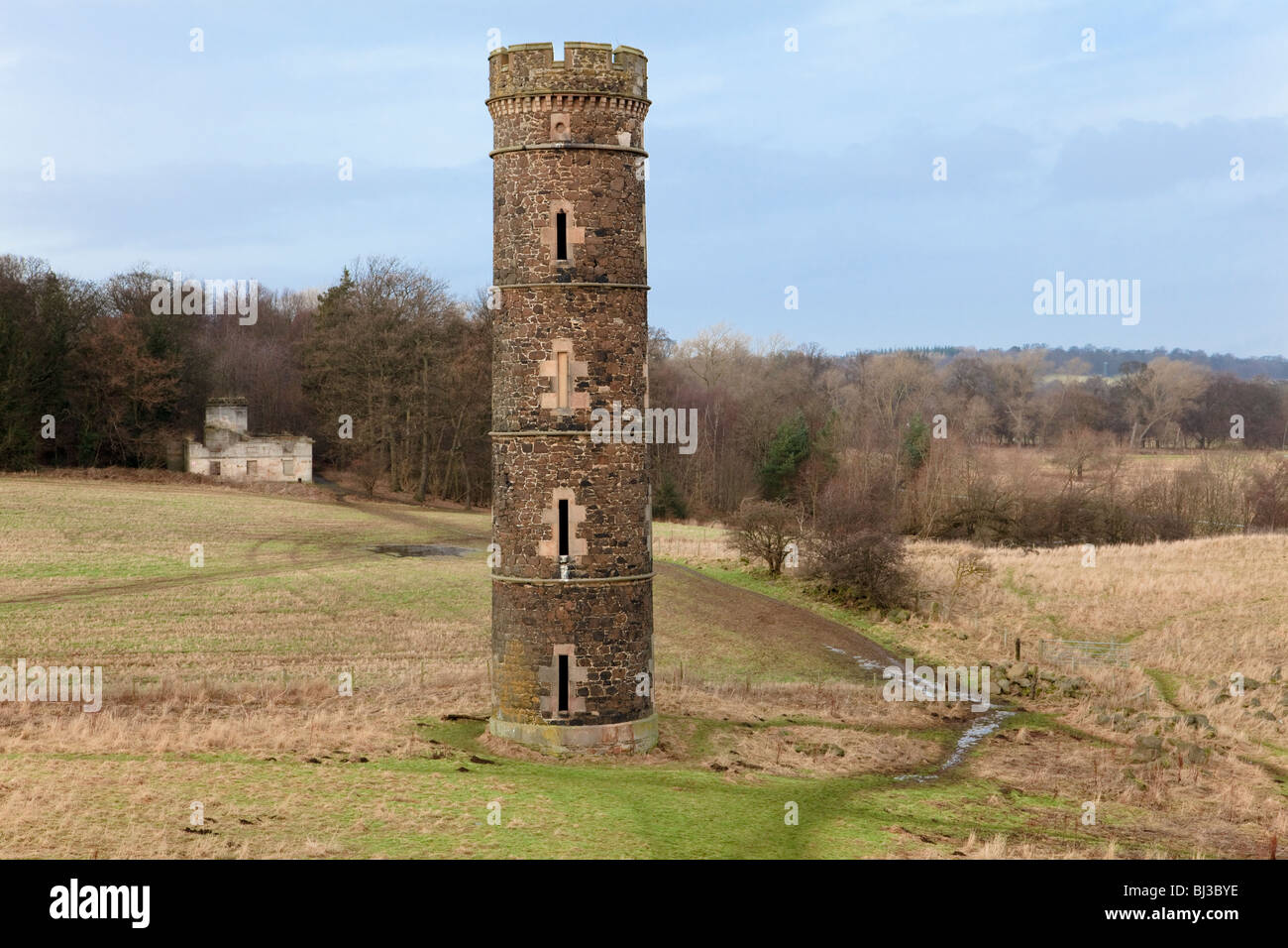 Cammo Water Tower Stock Photo - Alamy