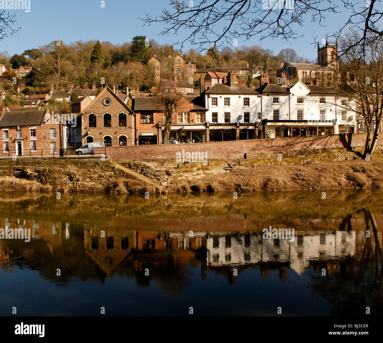 The Ironbridge Gorge, Telford, Shropshire, England. Recognised as the ...