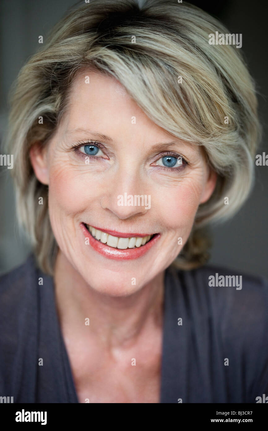 Senior Woman Portrait Stock Photo - Alamy