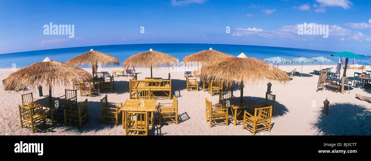 Restaurant on the beach, Klong Nin Beach, island of Ko Lanta, Koh Lanta ...