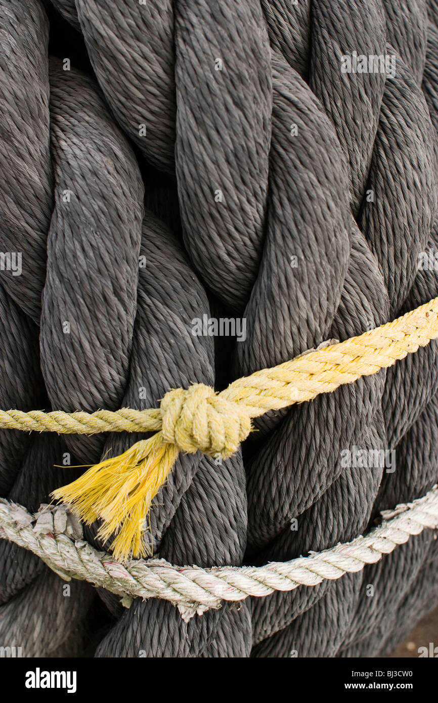 Huge bundle of rope at the Charlestown Navy Yard Stock Photo - Alamy