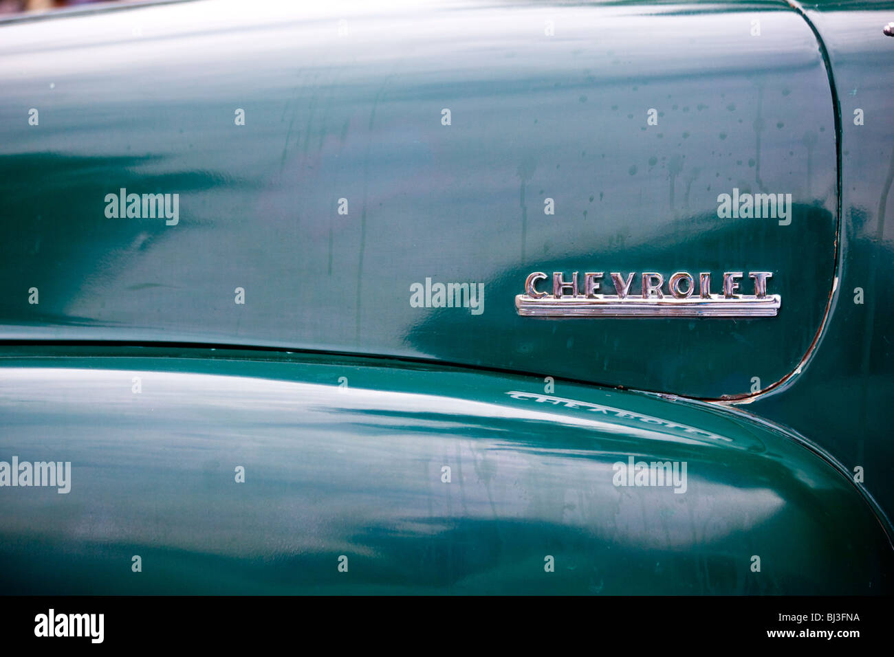 Classic Old Green Chevrolet Truck Stock Photos & Classic Old Green ...