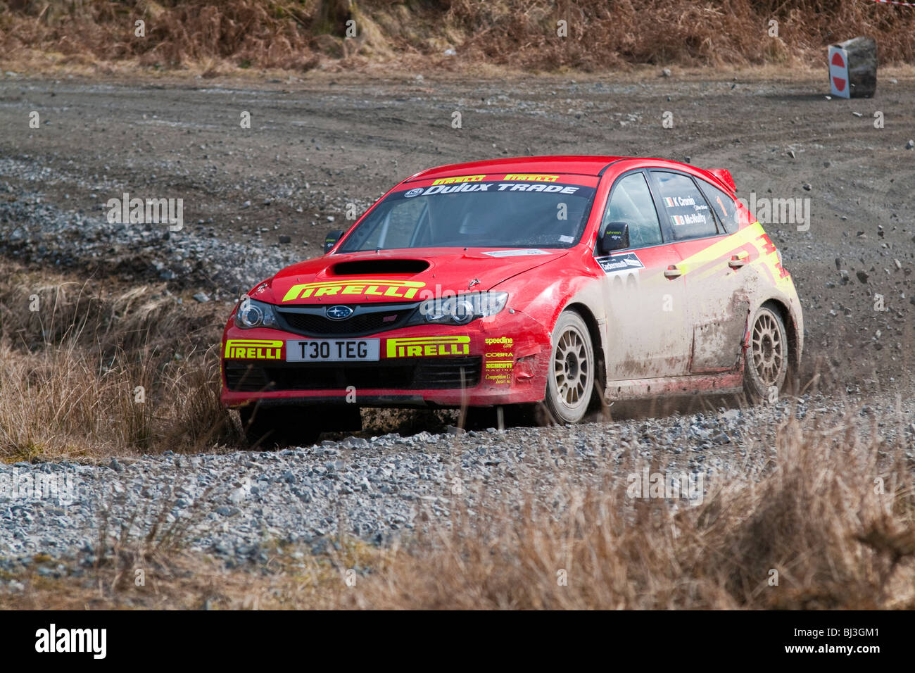 Keith Cronin - British Rally Champion 2009 Stock Photo - Alamy