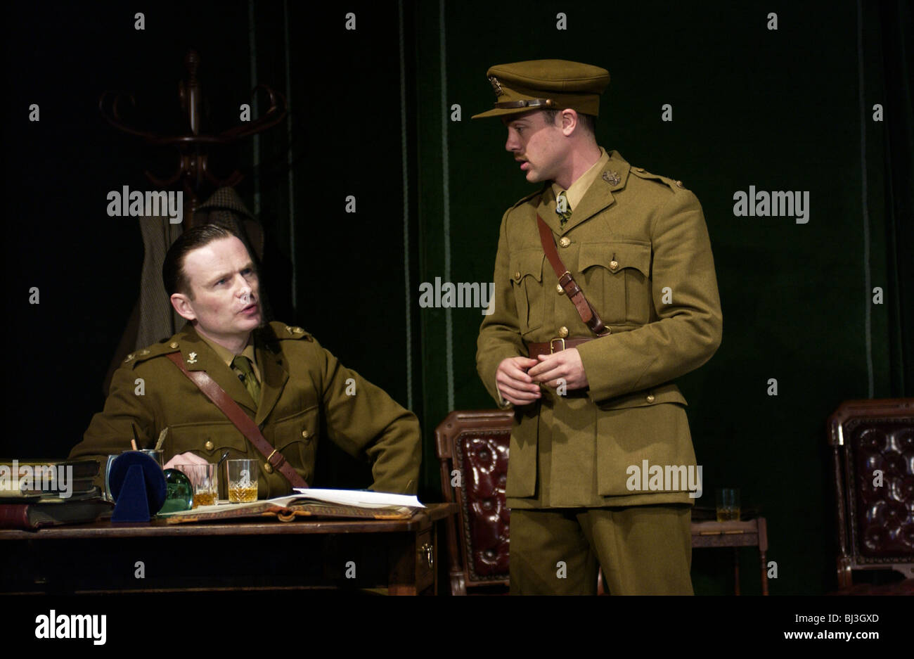 Roger Moss (left) and Owen Sheers (right) perform "Not About Heros ...