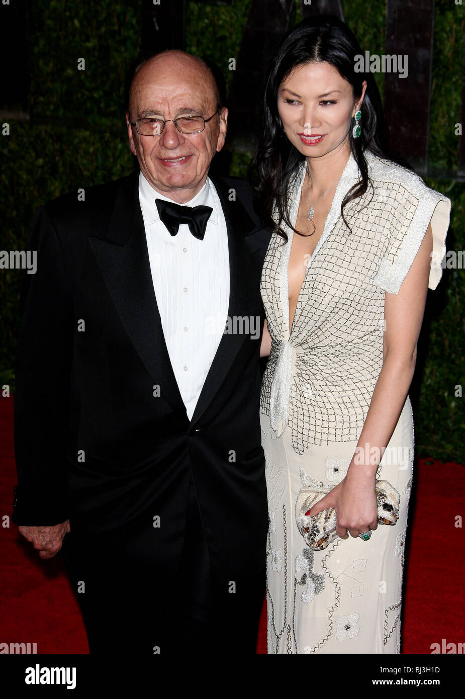 RUPERT MURDOCH WENDI DENG VANITY FAIR OSCAR PARTY 2010 LOS ANGELES CA ...