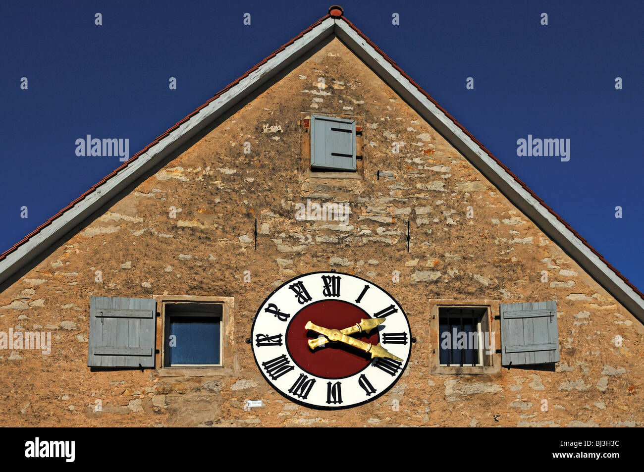 Big turret clock on the Turret Clock Museum, "Gerbers Stodl ...