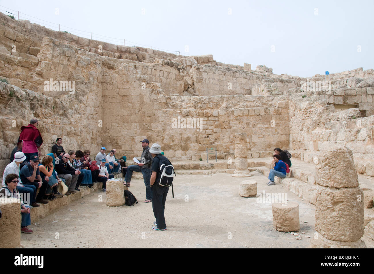 Israel, West Bank, Judaea, Herodion a castle fortress built by King ...