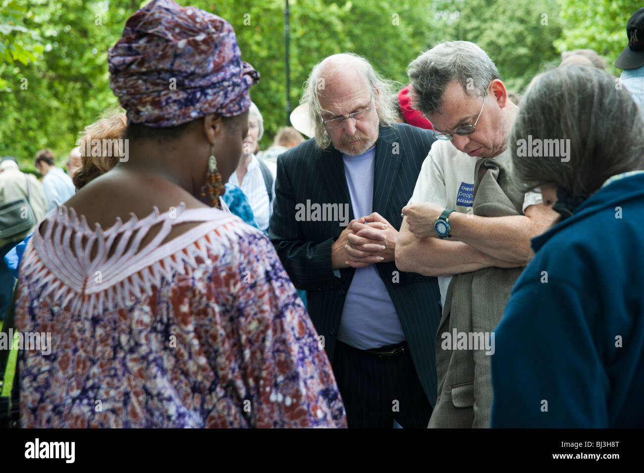 Group of people praying for church and nation to repent, March of ...