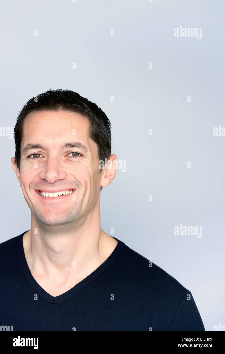 portrait of a smiling man Stock Photo - Alamy
