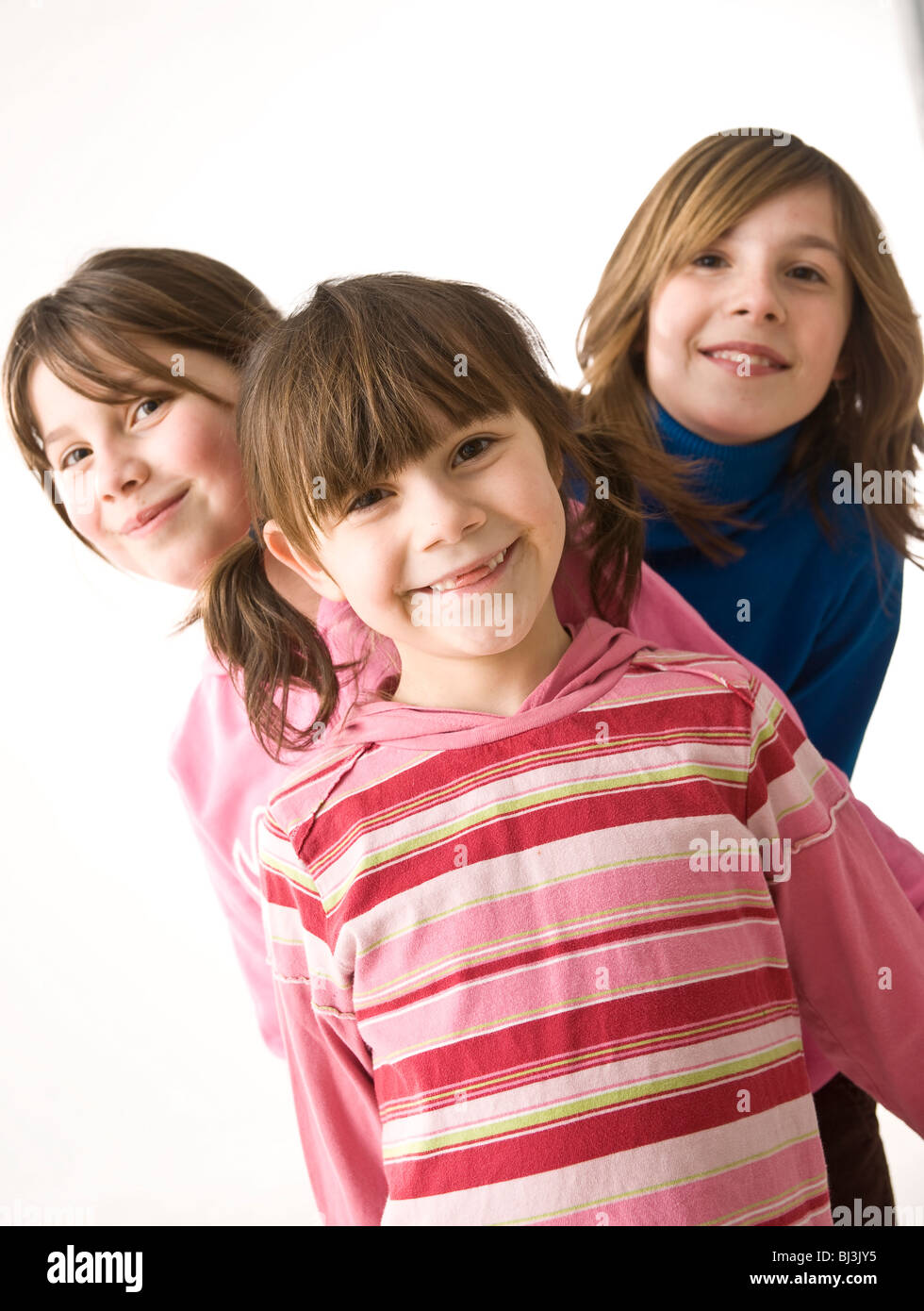 Children three teen girls sisters hi-res stock photography and images ...
