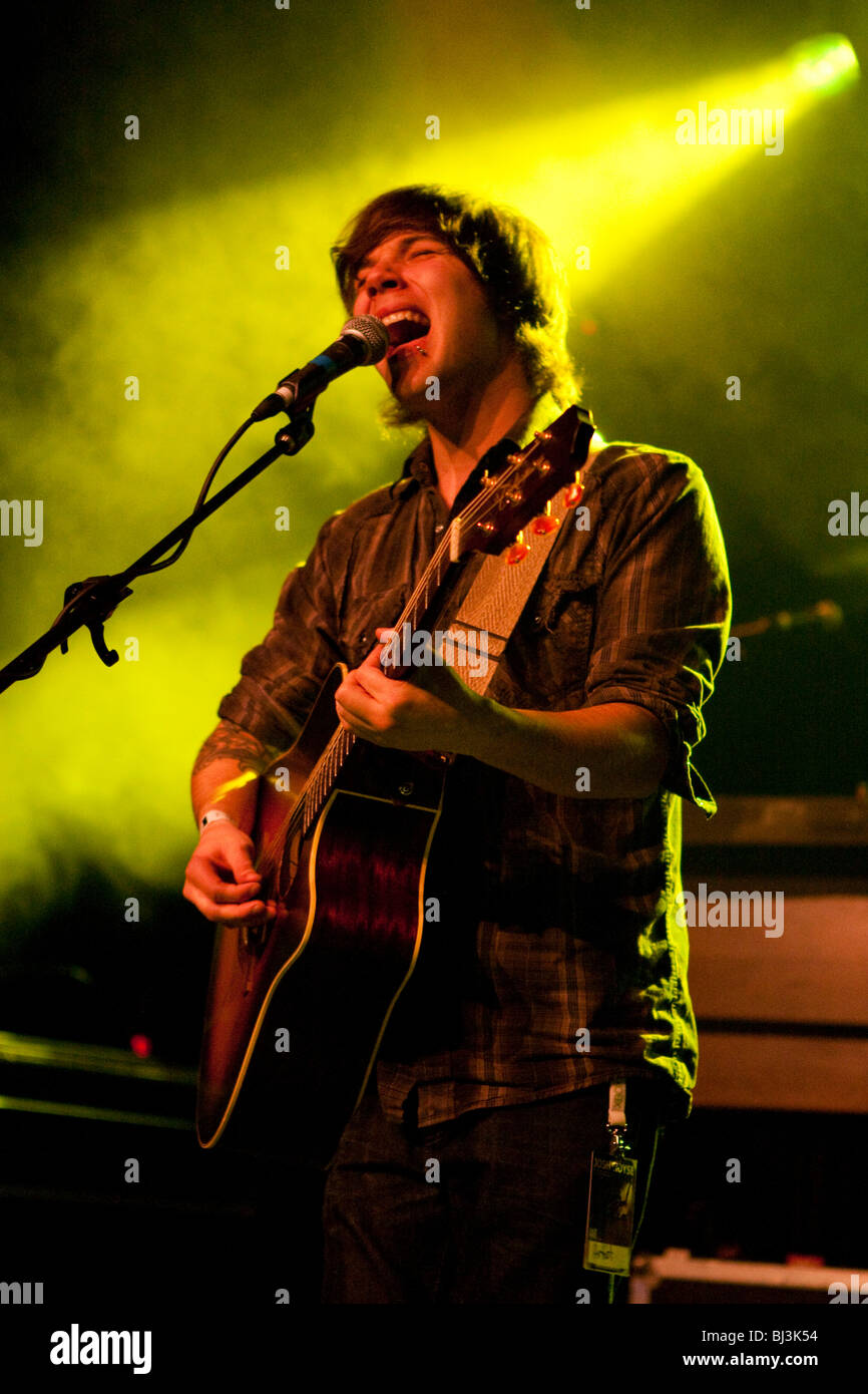 The U.S. singer and songwriter Josh Royse live in the Schueuer venue ...