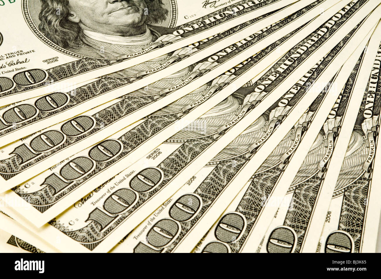 fan of money Stock Photo - Alamy