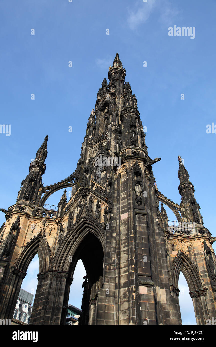 The Scott Monument at Edinburgh Stock Photo - Alamy