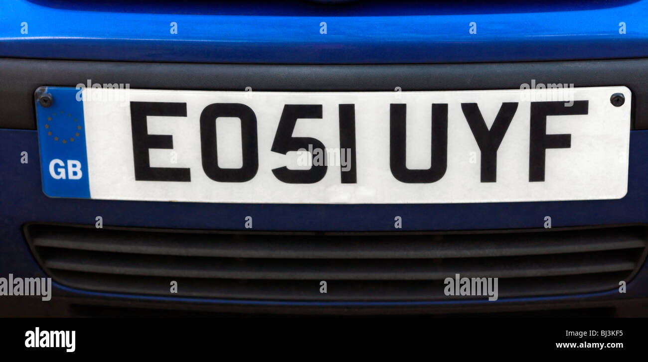 British Number Plate High Resolution Stock Photography and Images - Alamy