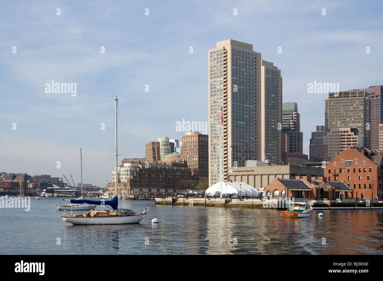 Boston Waterfront, Boston MA Stock Photo - Alamy