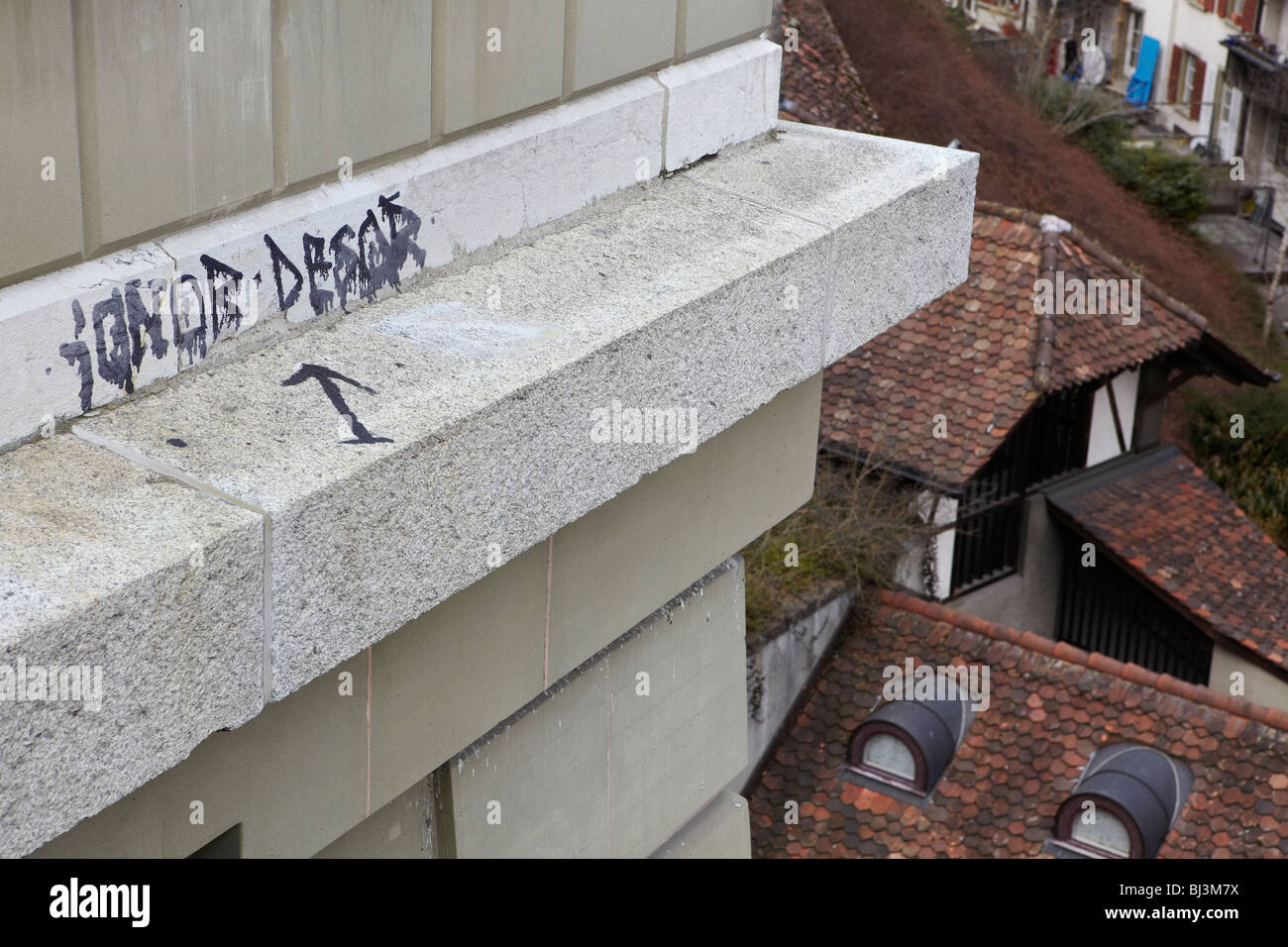 Unusual graffiti in Bern, Switzerland Stock Photo - Alamy