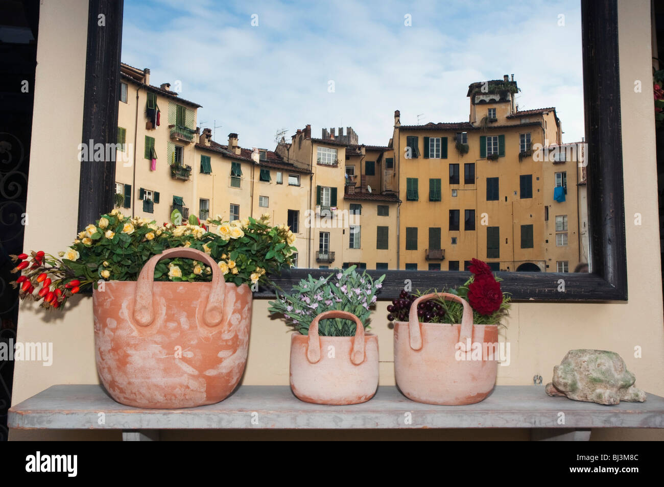 Square pots hi-res stock photography and images - Alamy