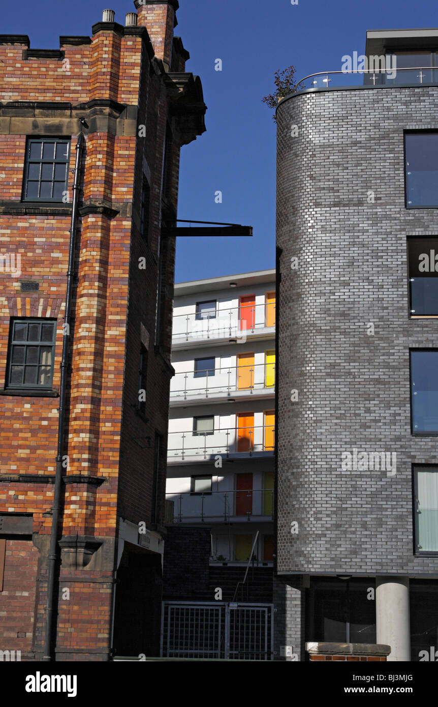 The distinctive orange tiled Castle House in Sheffield England UK ...