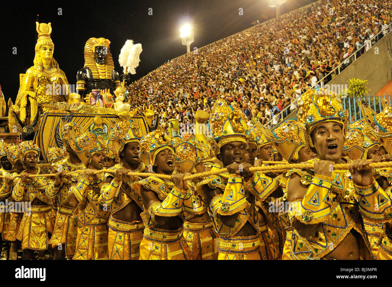Allegorical float of the Unidos da Tijuca samba school at the Carnaval ...