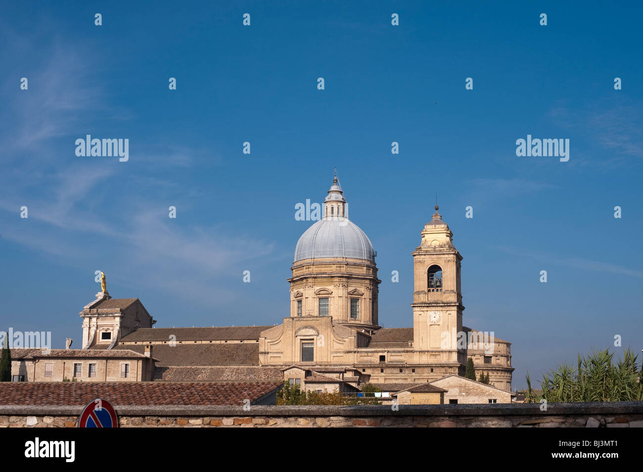 Santa Maria degli Angeli church in Assisi, Umbria, Italy, Europe Stock ...