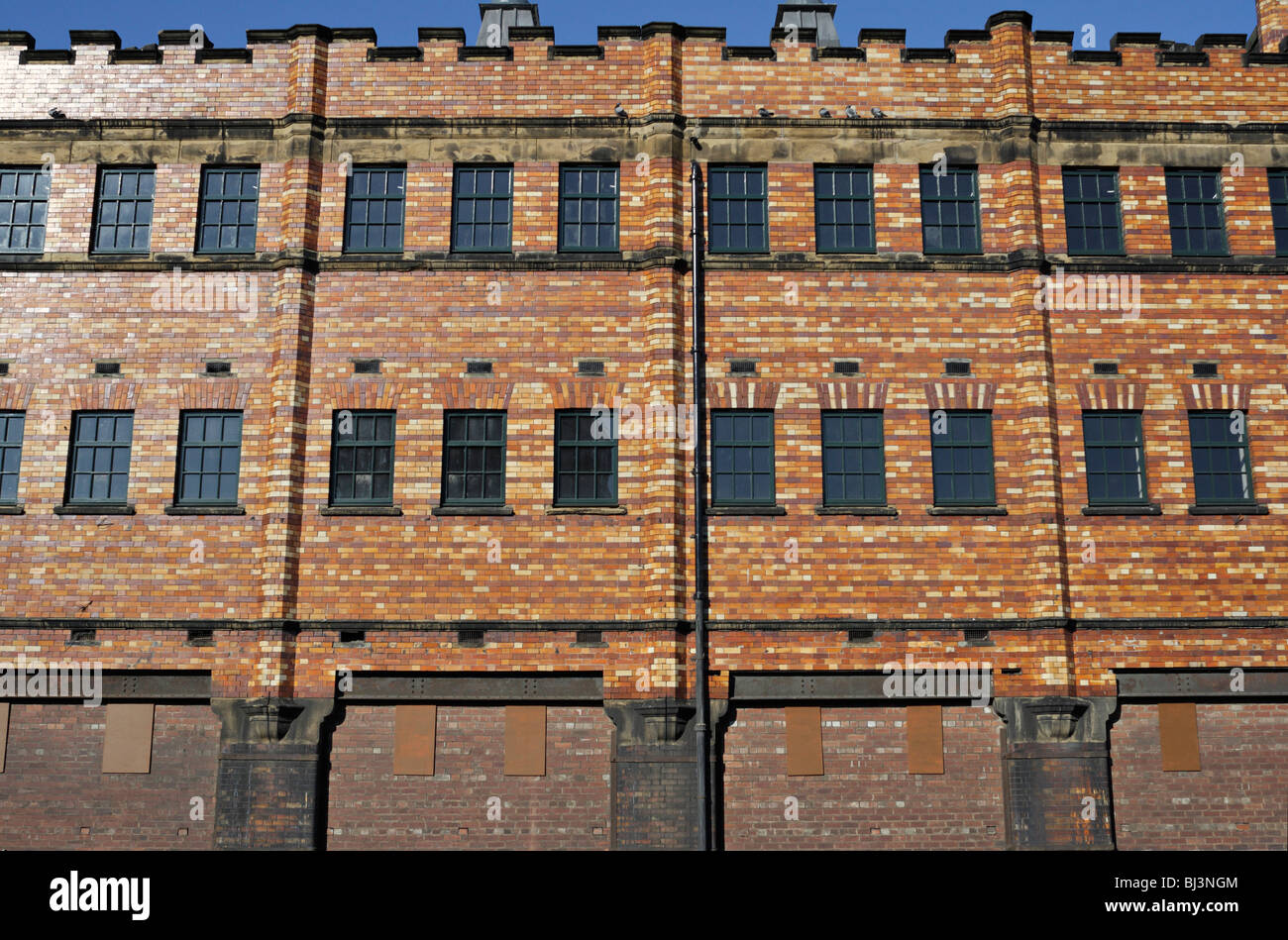 The distinctive orange tiled Castle House in Sheffield England. Grade ...