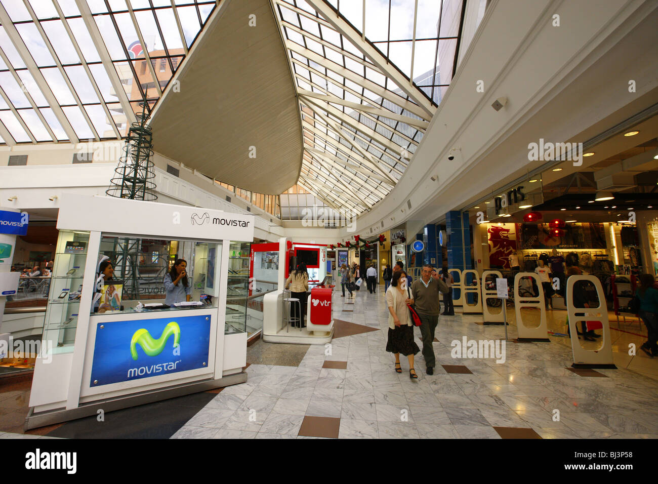Shopping center, Santiago de Chile, Chile, South America Stock Photo ...