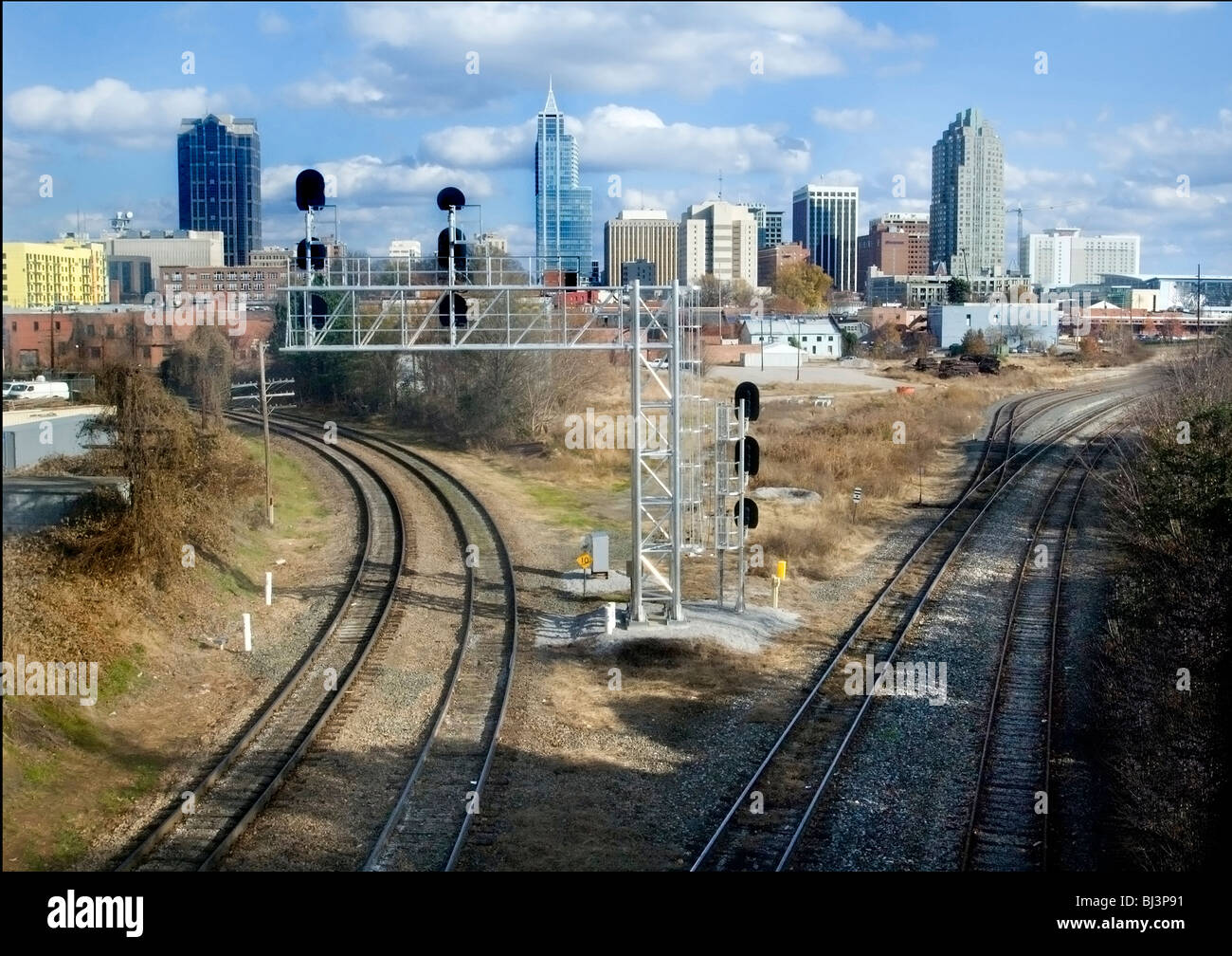 Downtown raleigh skyline hi-res stock photography and images - Alamy
