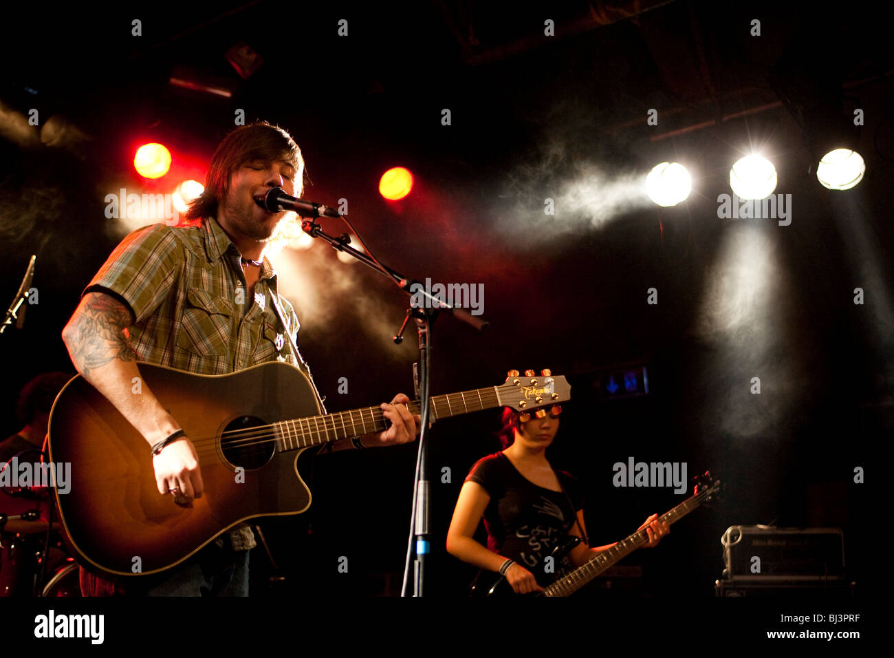 The U.S. singer and songwriter Josh Royse live in the Schueuer venue ...