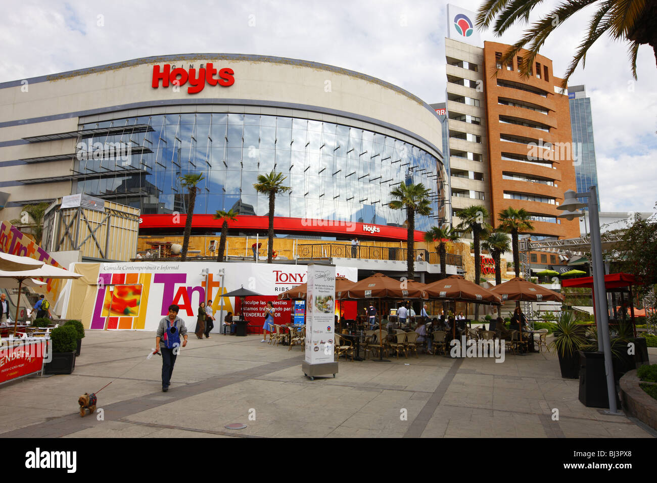 Shopping center, exterior, Santiago de Chile, Chile, South America ...